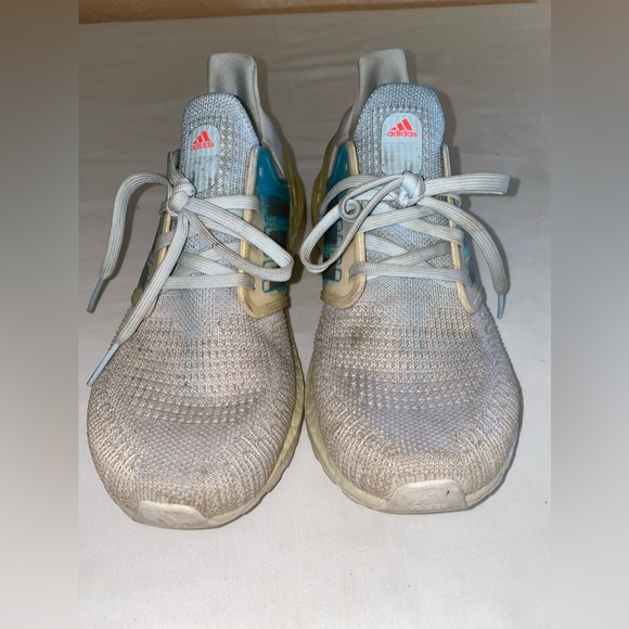 adidas | Shoes | Adidas Womens Ultraboost 2 Running Shoes White Blue ...